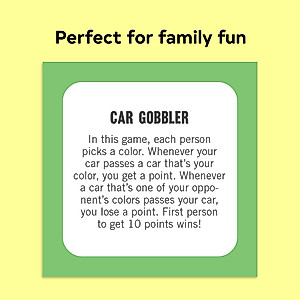 Chronicle Books On-The-Go Amusements: 50 Cool Things to Do in The Car: (Screen-Free Boredom Busters for Summer Travel, Activity Ideas for Family Road Trips)