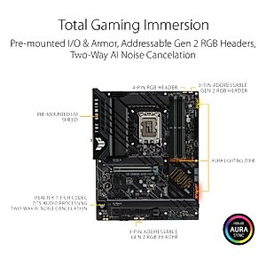 Asus TUF Gaming Z690-PLUS WiFi Socket LGA1700/ Intel Z690/ DDR5/ WiFi&Bluetooth/ SATA3&USB3.2/ M.2/ ATX Motherboard