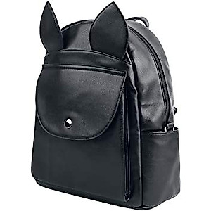 Waverley Alternative Bat Wing Backpack - Black Gothic Fashion Bag with Removable Wings