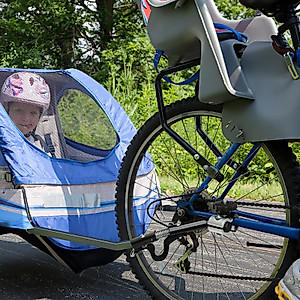 Universal Bicycle Trailer Hitch：Bike Trailer Coupler Attachment Hitch - Bicycle Rear Trailer Replacement Axle for Bike Cargo Pet Trailers