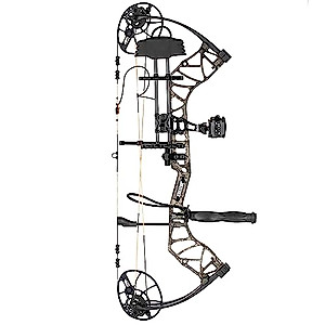 Bear Archery Legit Ready to Hunt Compound Bow Package for Adults & Youth, Right Hand, True Timber Strata