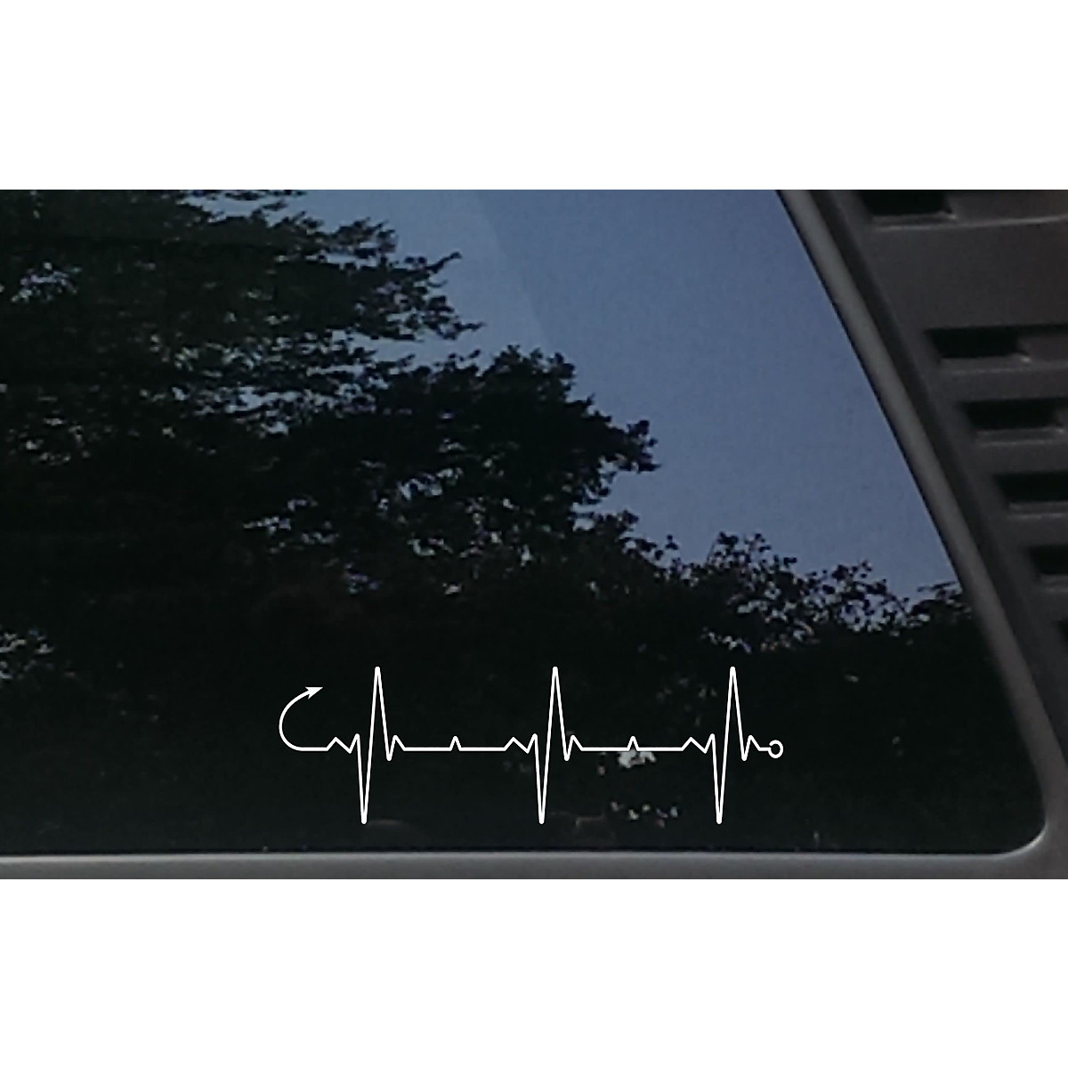 Life is Fishing - 8" x 2 1/2" die Cut Vinyl Decal/Sticker for Windows, Cars, JDM, Trucks, Bumpers, Tool Boxes, Boats, laptops - virtually Any Hard, Smooth Surface. Made in The USA