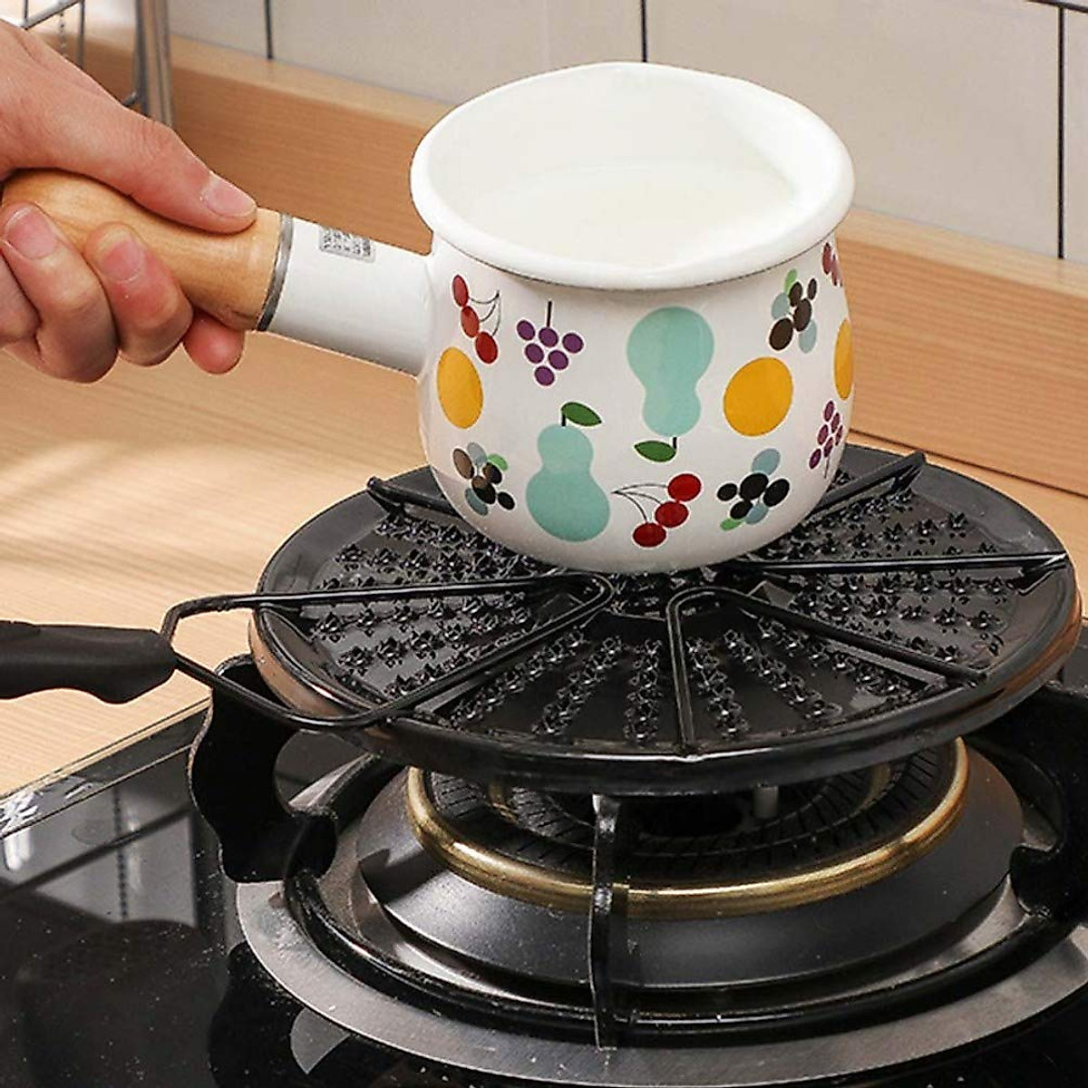 Cabilock 1pc Stove Diffuser Diffuser for Electric Stove Induction Disk Adapter Plate Induction Gas Range Diffuser Induction Diffuser Ring Plate Radiating Plate Gas Stoves