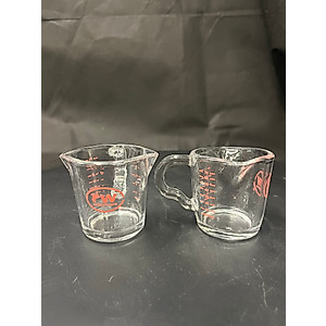 Rattleware 3 oz Espresso Shot Glass Pitcher – Double Spouted Genuine Barista Measuring Cup with Graduations in ml & oz – High-Volume, Commercial-Grade for Swift Espresso Pouring & Precision (2 Pieces)