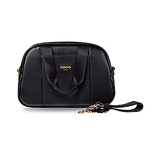 Igloo Premium Black Luxe Softsided Satchel Bag