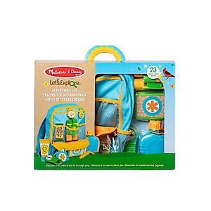 Melissa & Doug Let’s Explore Hiking Play Set – 23 Pieces Toddler Nature Toys, Hiking Toys for Kids Ages 3+