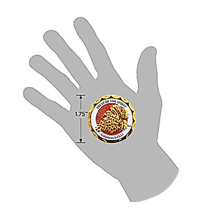 Fruit of The Spirit, Memory Verse Tokens for Bible Studies & Sunday School, Love Joy Peace, Gold-Color Plated Scripture Challenge Coin, Galatians 5:22-23 Gift