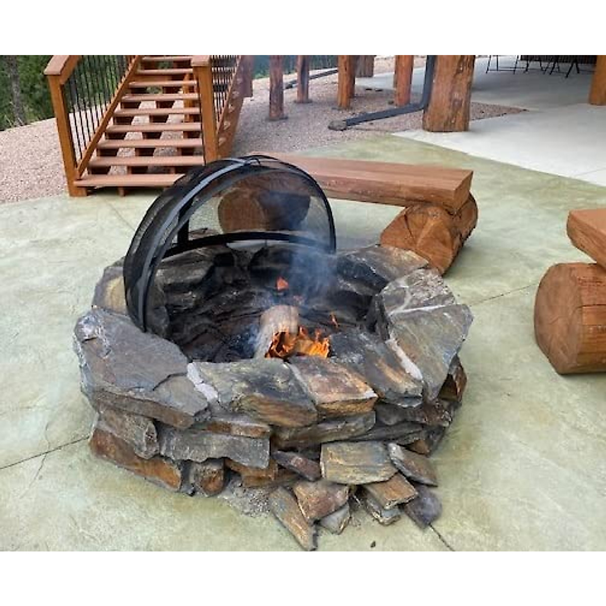 EasyFirePits 24 Inch Stainless Steel Lifetime Warranted Gas Fireplace Replacement Burner Straight END-FED Gas Log Lighter