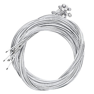 【𝐄𝐚𝐬𝐭𝐞𝐫 𝐏𝐫𝐨𝐦𝐨𝐭𝐢𝐨𝐧】 CHICIRIS 20PCS Premium Bike Brake Cable, 1.6mm Thick 20PCS 2.5M Length Electric Bicycle Brake Line, for Electric Scooter E-Bike Bicycle Modification Cycling Accessory
