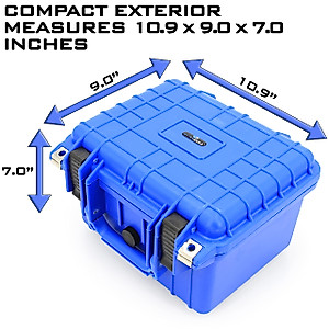 CASEMATIX Graded Card Storage Box Case Compatible with 30+ BGS PSA Graded Sports Trading Cards or 150+ Top Loader Card Case, Waterproof Graded CardBox With Scratch Resistant Card Case Dividers