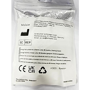 Molain Metal Keychain Carabiner Clip Keyring Key Ring Chain Clips Hook Holder Organizer for Car Keys Finder for Men, 4 Packs