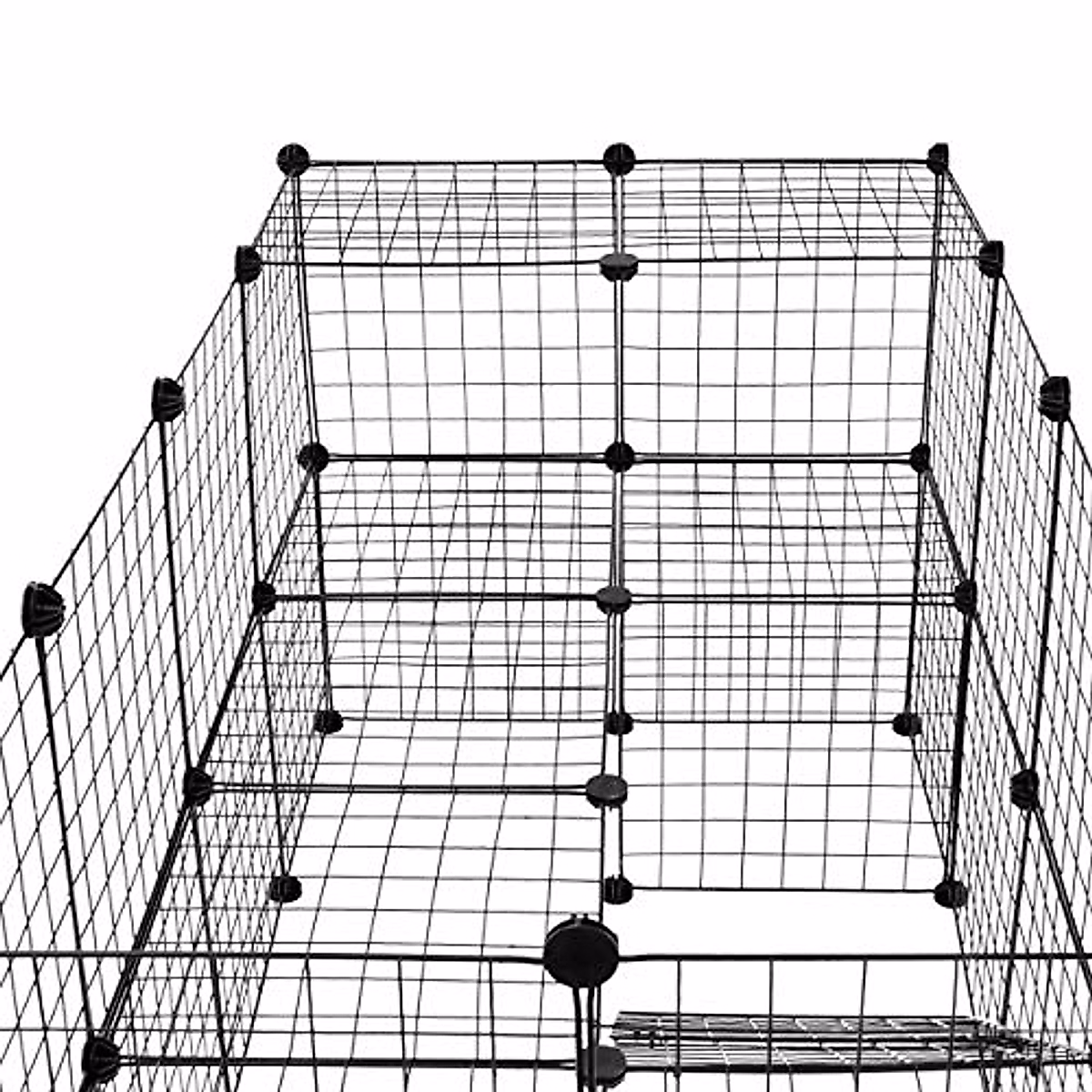 Pet Playpen Small Animals Cage Portable DIY Metal Wire Yard Fence for Rabbits,Guinea Pigs,Bunny,Puppy,Hamsters Crate Kennel 36 Panels