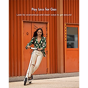 OKAI Neon Lite Electric Scooter - Up to 15.5 MPH, 18.6 Miles Long Range, E Scooter for Adults and Beginners, Lightweight Commuter Scooter with Ambient Light, UL Tested