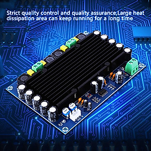 2-Channel Amplifier Module, XHM546 TPA3116D2 High Power Potentiometer Board, Amplifier Module, Speakers for Bookshelf Speakers CRT TVs Home Theater