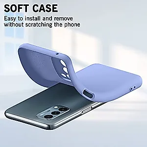 Foluu for OnePlus Nord N200 5G Case, Liquid Silicone Gel Rubber Bumper Case with Soft Microfiber Lining Cushion Slim Hard Shell Shockproof Protective Cover for OnePlus Nord N200 5G 2021 (Purple)