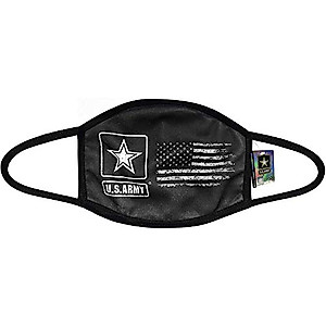 Icon Sports U.S. Army Military Officially Licensed Primary Logo Reusable Face Covering Cloth 01-3
