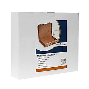 Art Advantage Wood Art Box 15.5x3.13x11.75 Medium