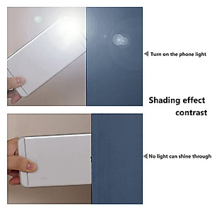 NICETOWN Vertical Blind for Window, Total Shade Patio Door Curtain, Heavy-Duty Full Light Shading Sliding Door Drape Room Divider Curtain (Stone Blue, 1 Panel, 100 inches Wide x 84 inches Long)