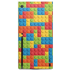 GNG Building Block Skins Compatible with Xbox Series X Console Decal Vinal Sticker + 2 Controller Set