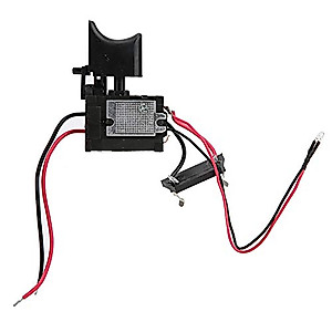 Cordless Drill Trigger Switch, 7.2 V-24 V Lithium Battery Drill Speed Control Drill Switch Replacement with Small Light Electric Drill Switch Drill Press Switch for Electric Hand Drill