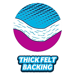 Minky Homecare SmartFit Supersize Reflector Ironing Board Cover with Heat Reflective Surface – Fits Extra Large Ironing Boards up to 57 x 21 Inches (White/Multicolor)