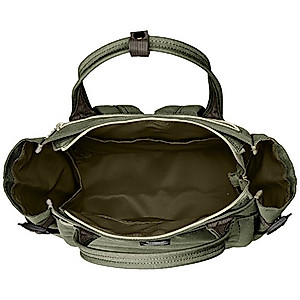 anello(アネロ) Women Regular 2-Way Tote Backpack, Khak