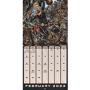 2023 Marvel Heroes vs. Villains Wall Calendar