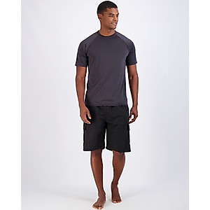 4 Pack Rash Guard for Men Swim Shirts Mens Short Sleeve Sun Shirt SPF Uv Protection Swimming Rashguard Water Swimwear Pool UPF 50