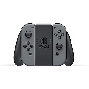 Newest Nintendo Switch Bundle: Gray Joy Con - HAC-001(-01), Super Mario 3D World + Bowser's Fury Game, and Micro SD 128GB