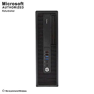 HP ProDesk 600 G2 Small Form Factor Business Desktop Computer, Intel Quad Core i5-6500, 12GB DDR4, 1TB SSD, WiFi, BT 4.0, VGA, DP