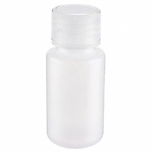 United Scientific™ BNM090-PK6 Leakproof 3oz (90mL) Travel Bottle | HDPE bottle with lined Polypropylene lid | TSA Approved | Pack of 6 Bottles