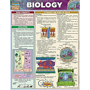 Biology: a QuickStudy Laminated Reference Guide (QuickStudy Academic)