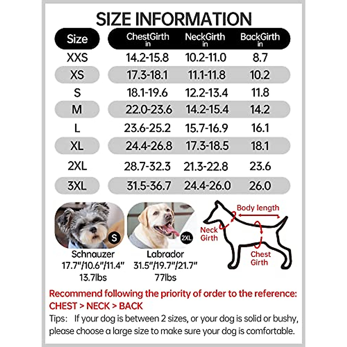 Furryilla Dog Hoodies Dog Sweaters for Small Medium Large Dogs with Leash Hole, Small Medium Large Big Dog Christmas Warm Easy on Sweater Coats Hooded Sweatshirt Fleece Dog Hoodies