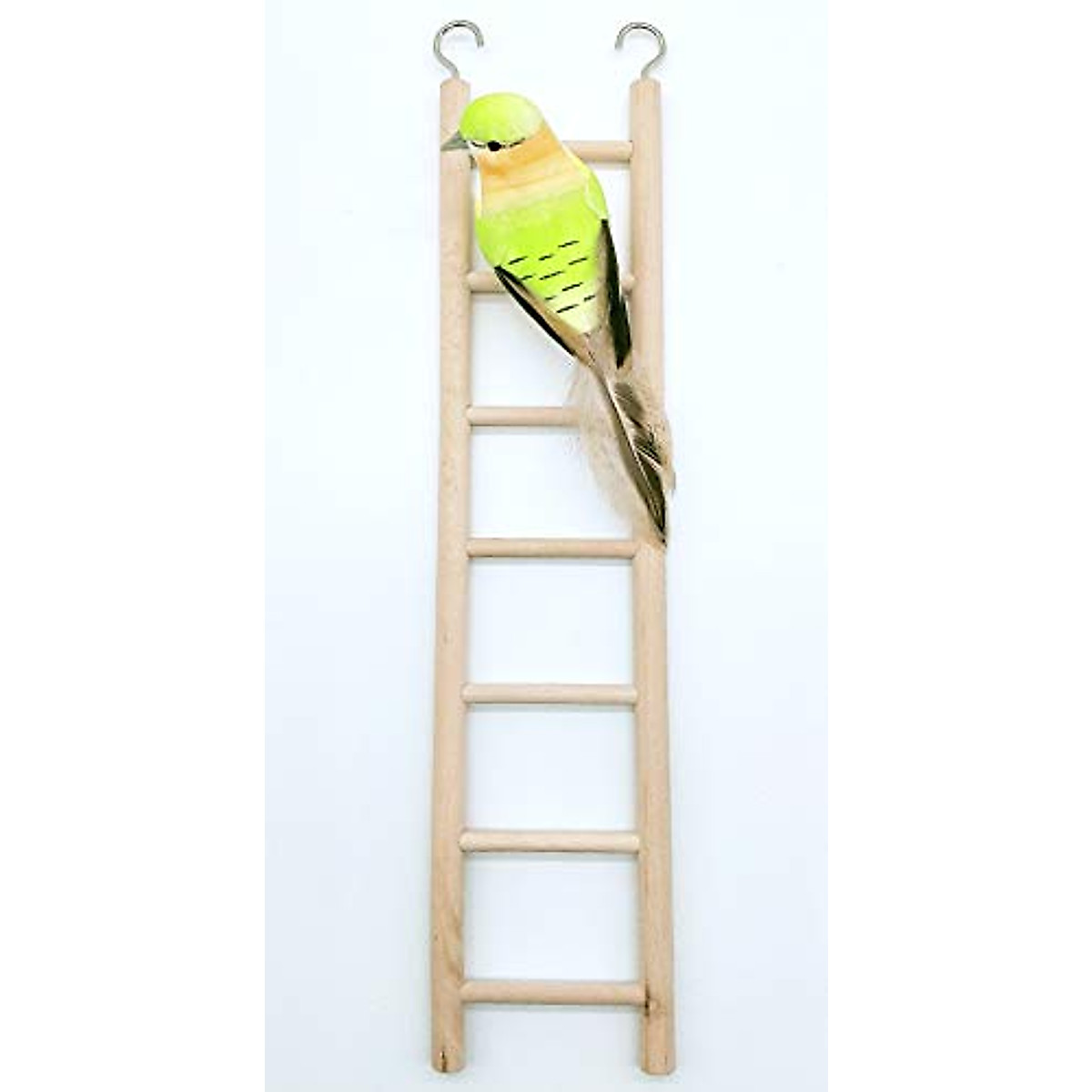2pcs Wooden Ladder for Bird Parrot Ladder Cage Climbing Toy Birdie Basics (5 Step & 7 Step)
