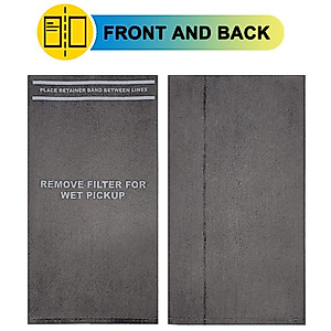 SpaceTent CMXZVBE38737 Shop Vac Filter Bags, compatible with CRAFTSMAN 2 and 2.5 Gallon Wet/Dry vacs, 5 Pack CRAFTSMAN Clean and Carry 2 gallon filter, 9-38737