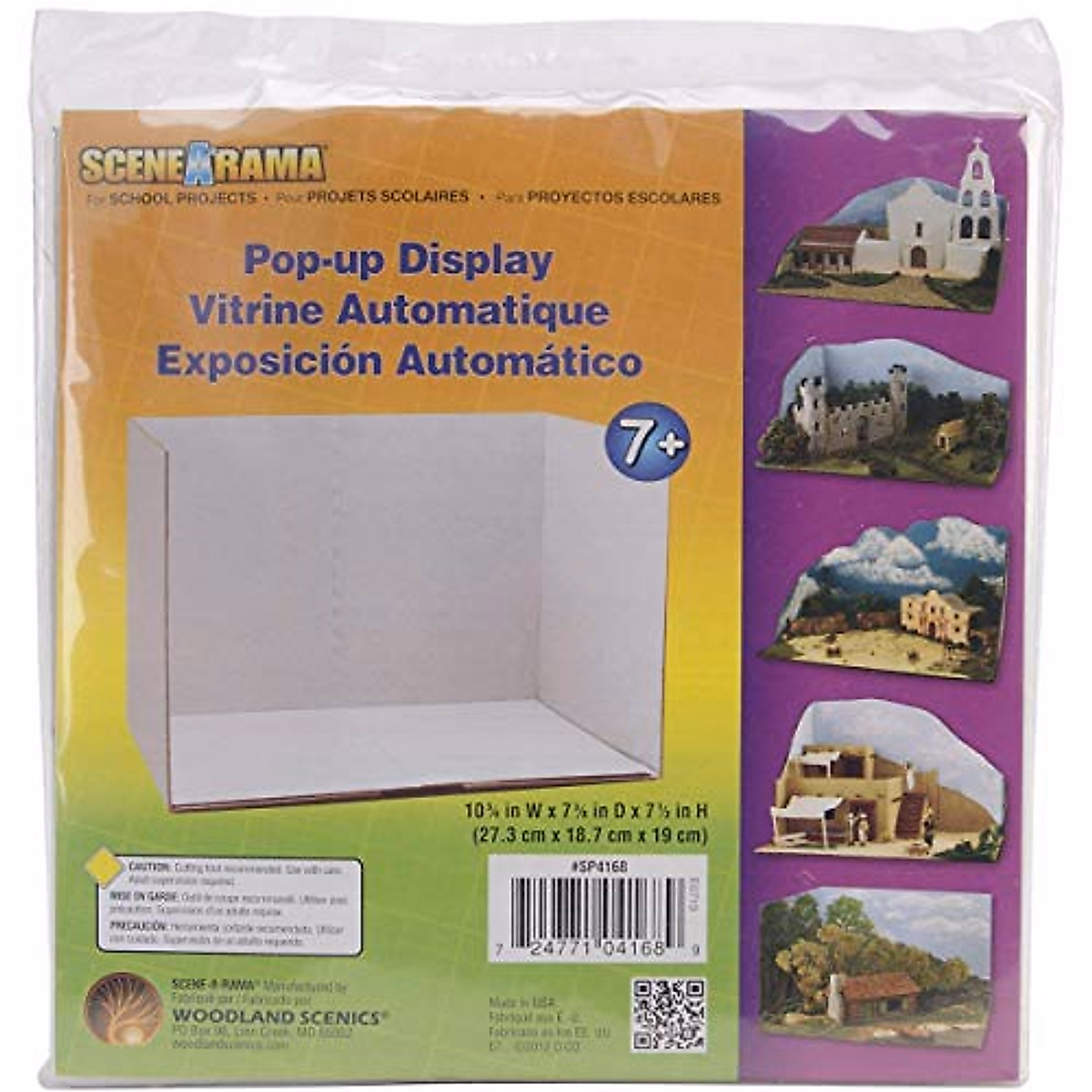 Woodland Scenics SP4168 Pop Up Display 10-3/4"X7-3/8 X7-1/2- (Limited Edition)