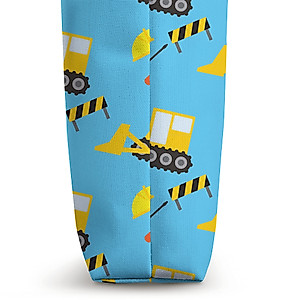 Construction Truck Transportation Pattern Toddler Kids Boys Tote Bag