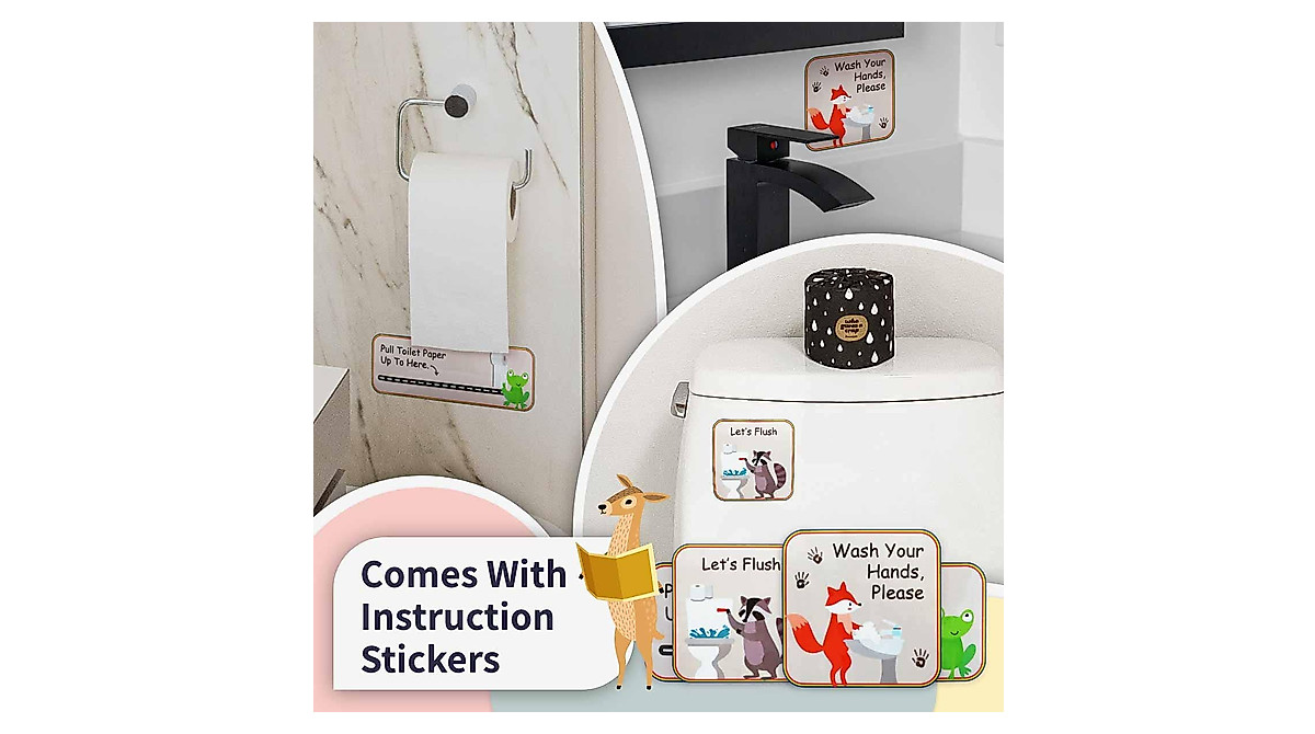 Animal Potty Training Chart for Toddlers Boys & Girls | Fun Rewards Sticker