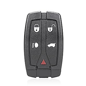 TOP-VIGOR 315MHz Keyless Entry Remote Car Key Fob NT8TX9, Smart Chip 5 Button Key Fob Replacement for Land Rover LR2 2008 2009 2010 2011 2012