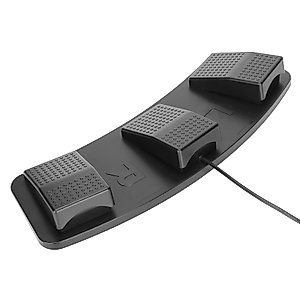 PC USB Triple Foot Switch Pedal - PC USB Foot Control Keyboard Action Switch Pedal HID Programmable Computer Keyboard Mouse for Video Game Office Equipment