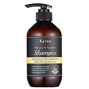 KYREN Moisturizing Natural Shampoo and Treatment Set Fall in Calendula 98% All-Natural Deep Cleansing Ingredients Soothing Treatment for Dry, Damaged, Color Treated Curly Hair (1000mL / 35.27oz)