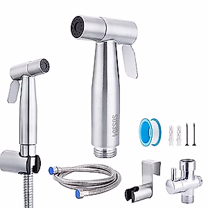 CJCXYJCY Toilet multi-function handheld toilet spray, bathroom diaper shower, spray, hose and accessories - handheld toilet sprinkler with adjustable water pressure control dual spray function
