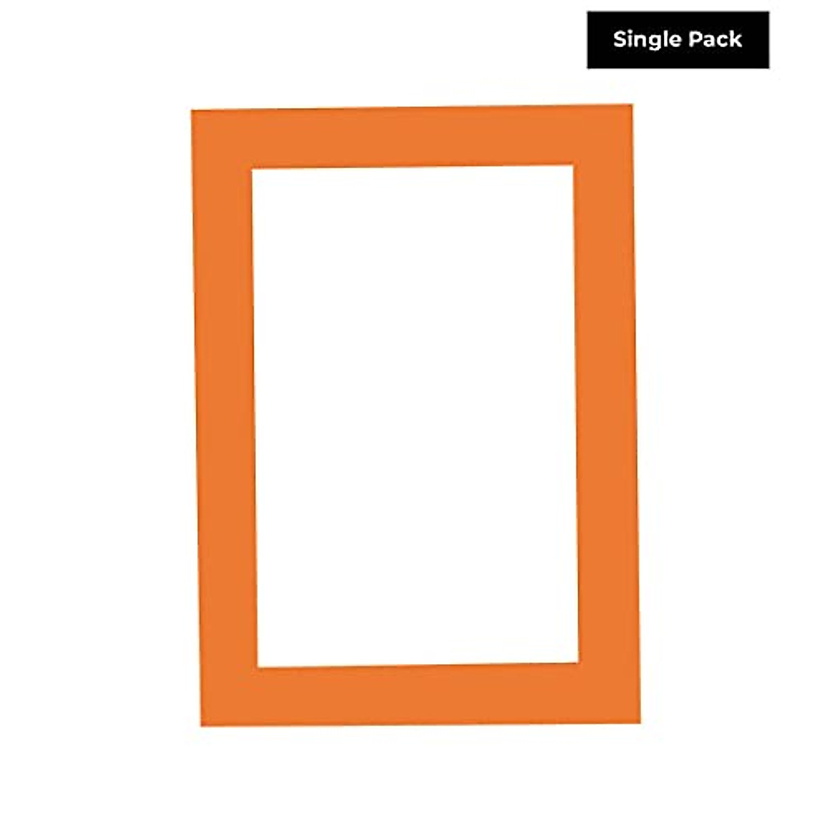 13x19 Mat Bevel Cut for 11x15 Photos - Acid Free Orange Precut Matboard - For Pictures, Photos, Framing - 4-ply Thickness