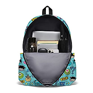 TUGIVUYS Anime Back-pack 17-Inch Cartoon Cute Lightweight Waterproof Travel Laptop Book-bag Fashion Leisure Back-pack