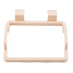 GOMYIE Portable Kitchen Door Back Hanging Trash Rubbish Bags Holder Cupboard Hanger Shelf,Pink