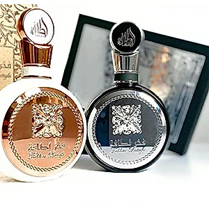 Fakhar EDP - Eau de Parfum 100ml(3.4 oz) | Oriental Alchemy | Intense notes of lily, jasmine, white flowers, honeysuckle, fruity notes, vanilla & white musk | violet leaf, masculine nutmeg & bergamot | by Lattafa Perfumes (Fakhar Women)