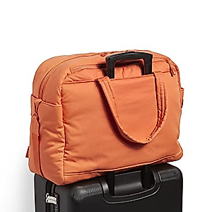 Vera Bradley Women's Cotton Utility Travel Bag, Orange Bell Pepper - Recycled Cotton, One Size