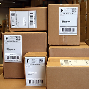 Buhbo 4"x 6" Direct Thermal Shipping Labels for Zebra 2844 ZP-450 ZP-500 ZP-505 (250 Labels Per Roll)