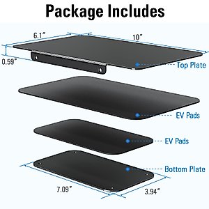 MOUNTUP Heavy Duty Single Monitor Stand Mount, with Desk Reinforcement Plate - Monitor Desk Clamp Mount for Max 35" Ultrawide Computer Screens up to 26 lbs, Computer Monitor Arm