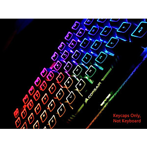 104 Keycaps ROG Backlit Keycap for Corsair K70 Lux K95 K65 K63 K68 K70 MK.2 K95 Platinum Strafe MK.2 Mechanical Keyboards Gaming